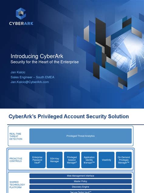 Cyberark Privileged Account Security Pdf Internet And Web World Wide Web