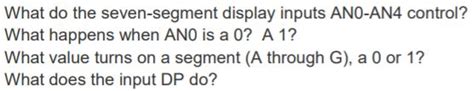 Solved BASYS Board Design A Circuit In Verilog That Maps Chegg