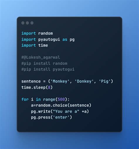 lokesh agarwal on linkedin fun python activity learning