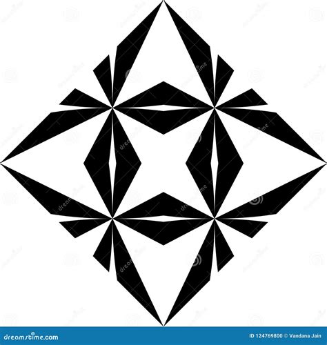 Black And White Seamless Curved Pattern Stock Vector Illustration Of Cloths Lattice