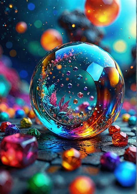 Dynamic Hexagonal Abstraction Ai Generated Hd Background Stock