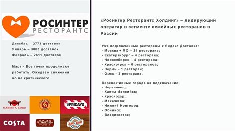 Росинтер Ресторантс Холдинг - презентация онлайн