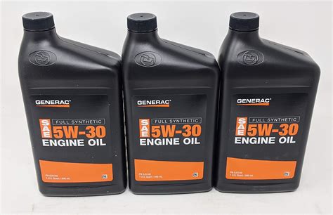 Amazon.com: Generac 5W-30 Full Synthetic Oil Change Kit 2 Quarts oil ...