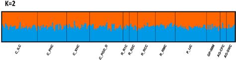 Sequential Cluster Analyses Of D Dianthus Individuals Using Structure