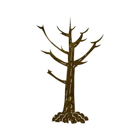 Cartoon Naked Tree Vector Image By Lineartestpilot Vector Stock