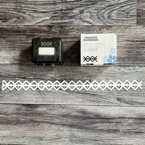 Mirrored Triangles Border Maker Cartridge Tessa Scrapbooks