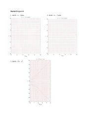 Matlab Project Pdf Matlab Project 1 1 Dx Dt X 2sinx 3 Dx Dt T2x X3 Kai Cha 2 Dx Dt
