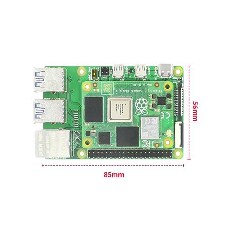 raspberry pi cm4 to 4b expansion board compute module 4 to pi4b adapter