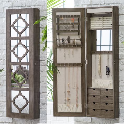 Wall Mount Jewelry Armoire Plans