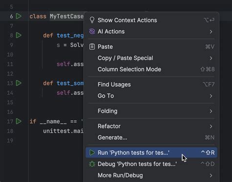 Python Code Running Assistance Intellij Idea Documentation