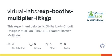 GitHub Virtual Labs Exp Booths Multiplier Iitkgp This Experiment Belongs To Digital Logic