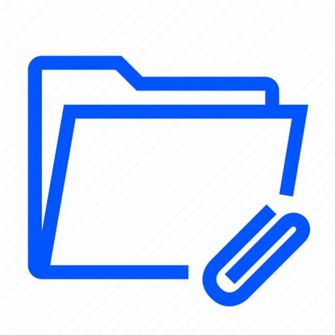 attachment clip folder attach file icon download on iconfinder