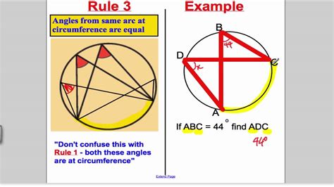 Circle Theorems GCSE Maths Higher YouTube
