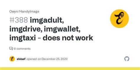 Imgadult Imgdrive Imgwallet Imgtaxi Does Not Work Issue Owyn HandyImage GitHub