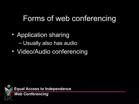 Web Conferencingppt Web Conferencing Computer Software And