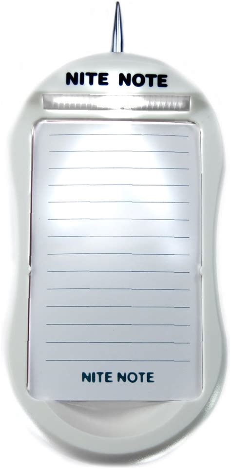Dream Essentials Nite Note Night Time Notepad White