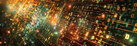 Imagining Futuristic Digital Circuits Operating On Binary Code Within A Virtual Environment