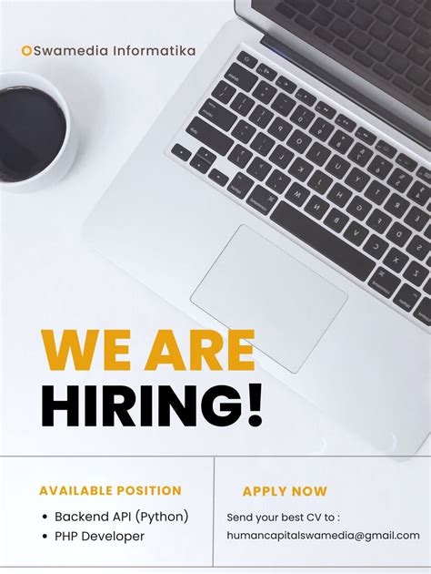 Pt Swamedia Informatika On Linkedin Hiring Hiringnow Backenddeveloper Pythondeveloper