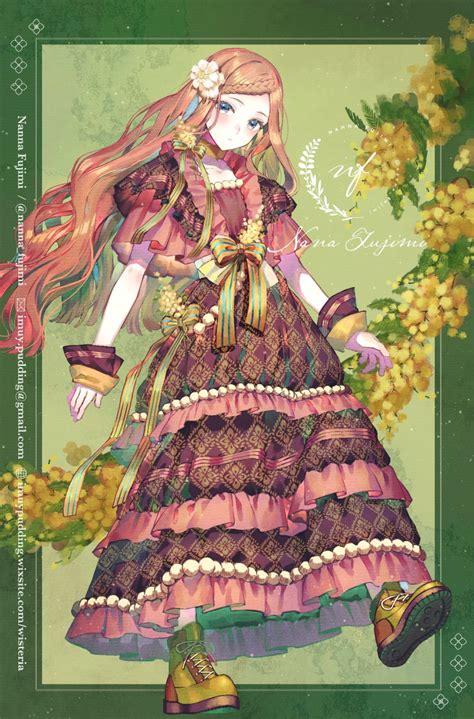 Safebooru 1girl 778 Go Blue Eyes Bow Braid Brown Footwear Brown Hair