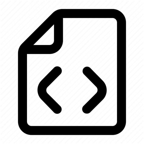 File Folder Code Document Extension Format Paper Icon Download