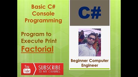 Factorial Number In C C Programming Youtube