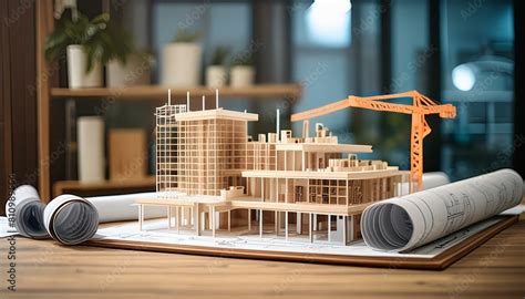 Infrastructure Building Design Model Highlighting The Essence Of Building Information Modeling