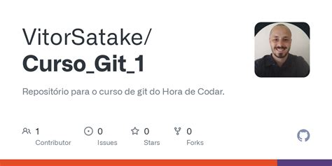 Github Vitorsatakecursogit1 Repositório Para O Curso De Git Do