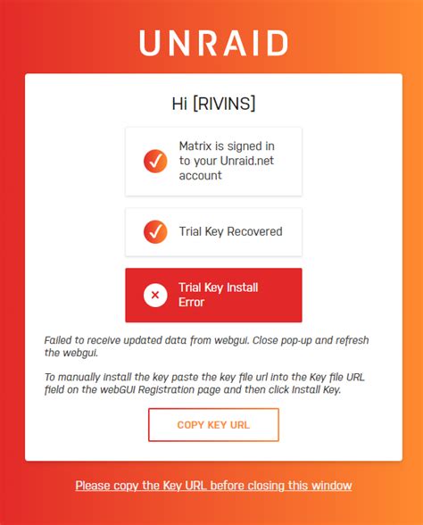 Cant Buy A Key General Support Unraid