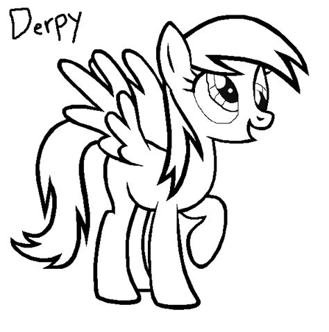 Mlp Derpy Coloring Sheets Coloring Pages