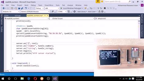 Esp8266 Bangla 6 Taking Argument Inputs And Showing Them On Lcd Youtube