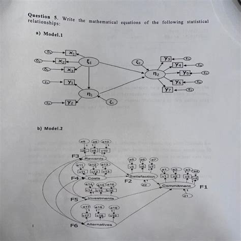 Solved Question 5 Write The Mathematical Equations Of The