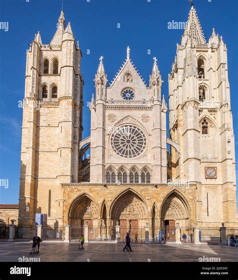 Cattedrale Gotica Leon Castilla Leon Immagini E Fotografie Stock Ad