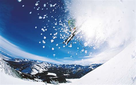 اسکی روی برف