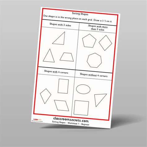 Ks1 Which Shapes Reasoning Test Practice Resource Classroom Secrets