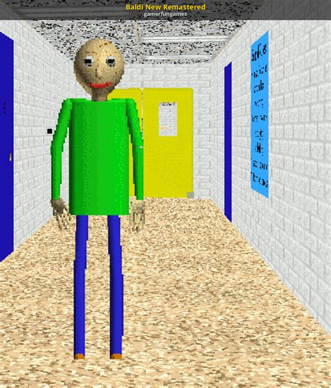 Baldi New Remastered Mod For Baldis Basics Baldi Mods