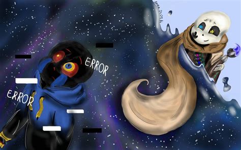 Errorsans And Inksans In Outertale By Adejoz On Deviantart
