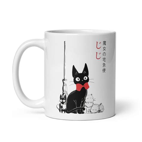 Jiji Mug Inspired Kikis Delivery Service Ghibli Merch Store