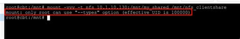 how to install nfs client on lxc ubuntu proxmox