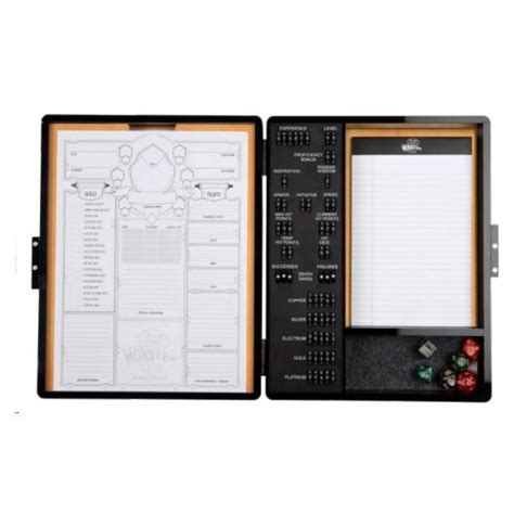 RPG Deluxe Stat Tracker With Light Wood Finish Boardgames Ca
