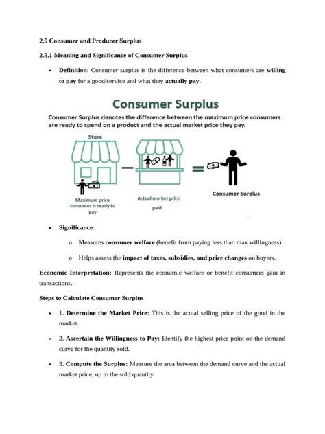 Grade 12 Consumer Surplus Pdf Price Elasticity Of Demand Elasticity Economics