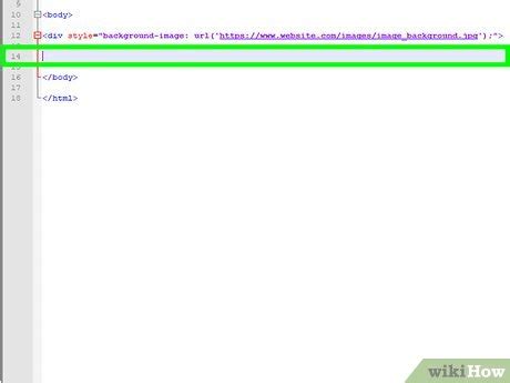 How To Set A Background Image In HTML Steps With Pictures