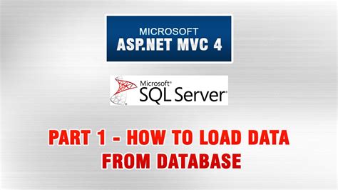 Aspnet Mvc 4 Database Tutorial In Urdu How To Load Data From