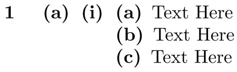 Align Text After Nested Bullets Not Aligned TeX LaTeX Stack Exchange