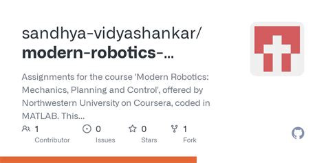 github sandhya vidyashankar modern robotics assignments assignments