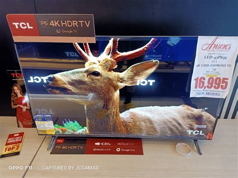 Tcl Android Tv And Qled And K HDR Tv TV Home Appliances TV Entertainment TV On Carousell