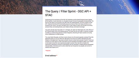 join stac sprint 5 ogc api — features hackathon november 5 7 by