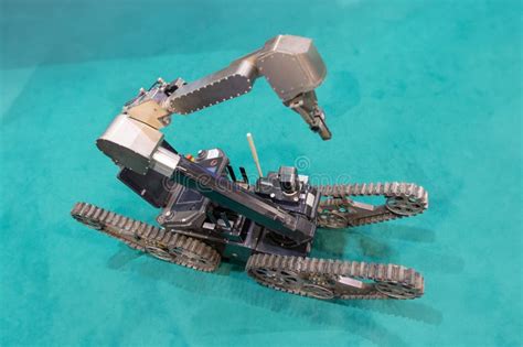 Robotic Arm Performing A Task Stock Image Image Of Machine