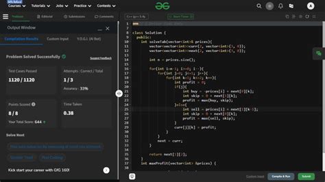 day dsa potd 160dayschallenge gfg160 geekstreak2024