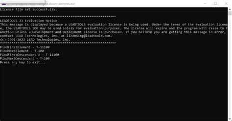 Navigate Dicom Elements Console C Net 6 Leadtools Sdk Tutorials Help