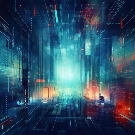 Premium Photo Futuristic Coding Exploring Abstract Decorative Images